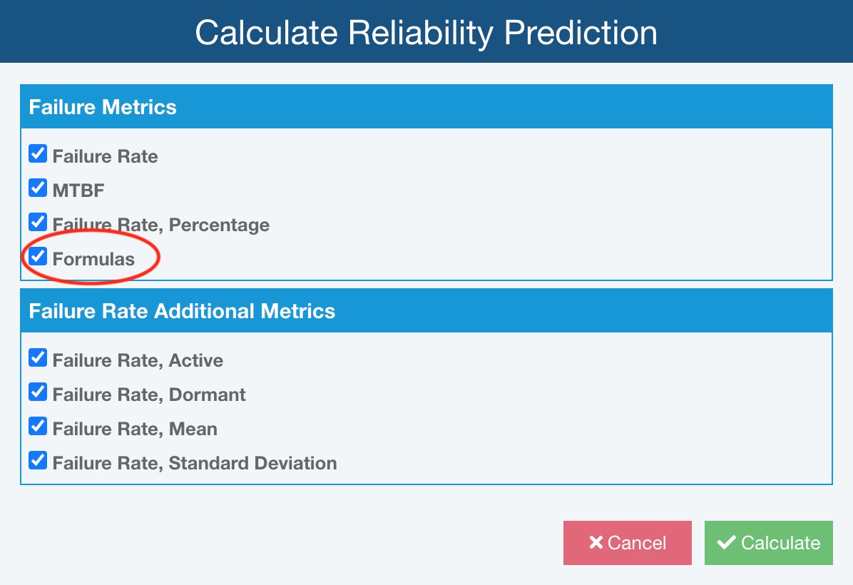 Creating Your Own Reliability Prediction Formulas